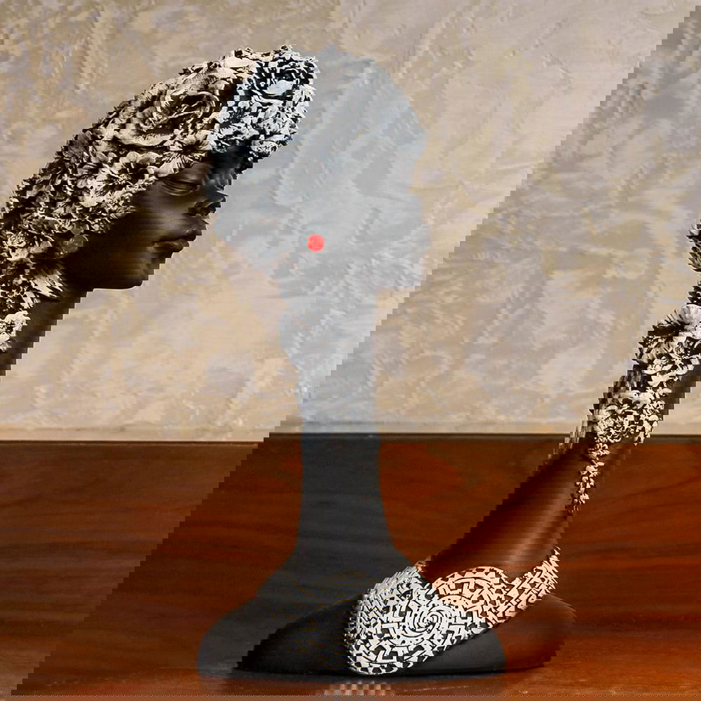 African Lady Head Sculpture - Home Decor Gifts – The Earth Store