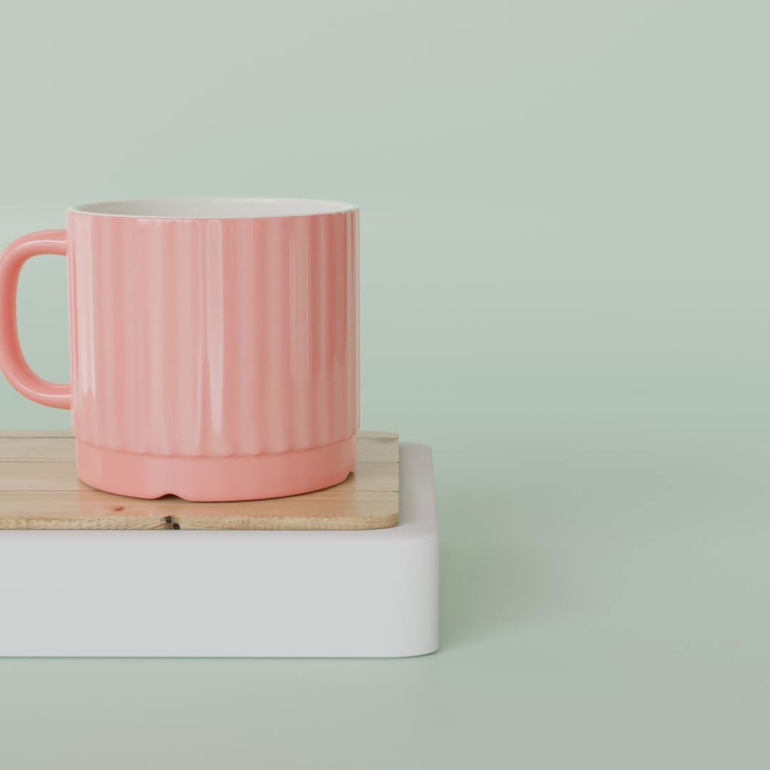 Handcrafted Pink Ceramic Fringe Cups Set (Set of 6) – The Earth Store