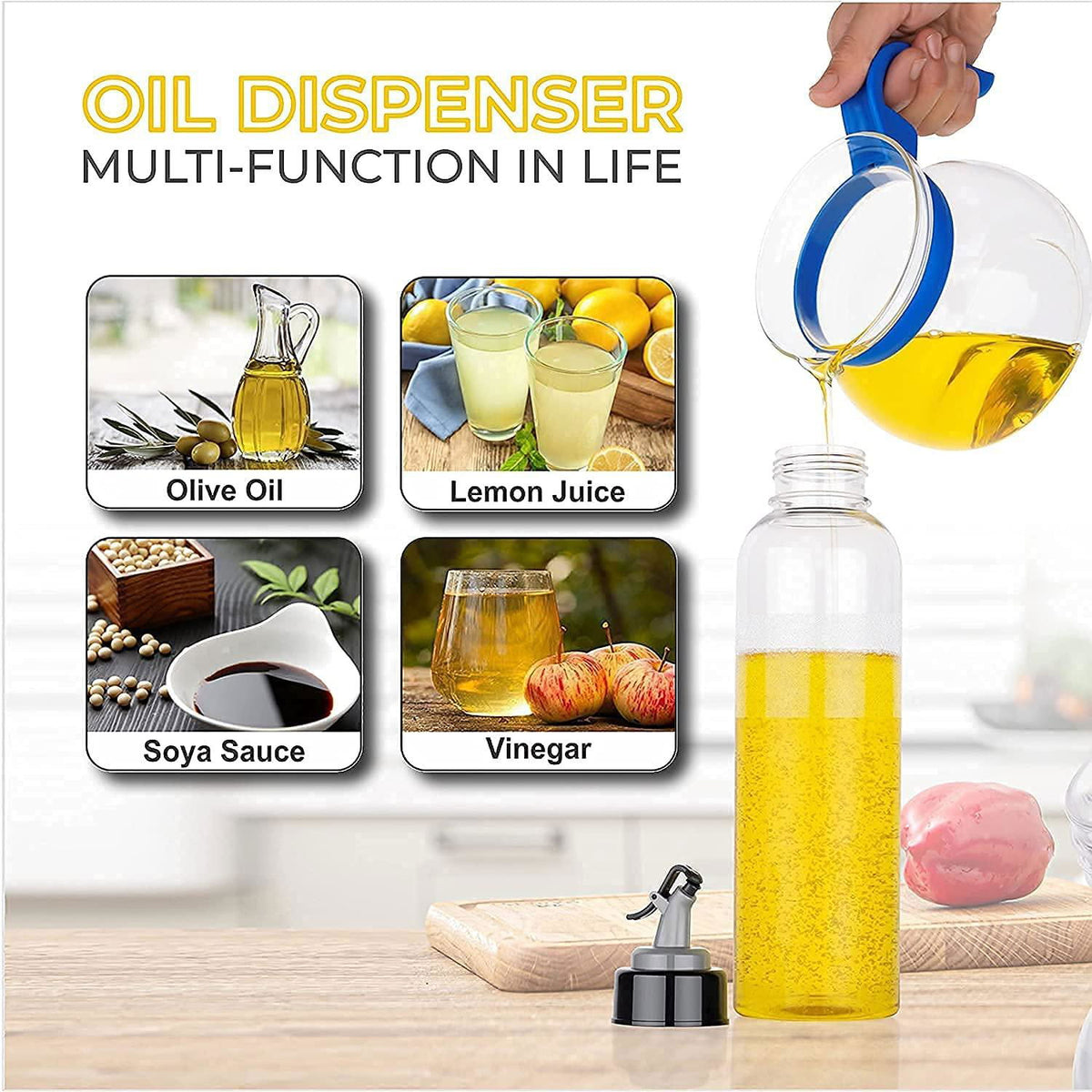 Plastic Oil Dispenser (1000 ML) – The Earth Store