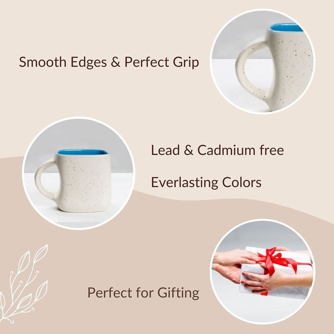 Set of 6 Ceramic Tea Cups - White Matte – The Earth Store